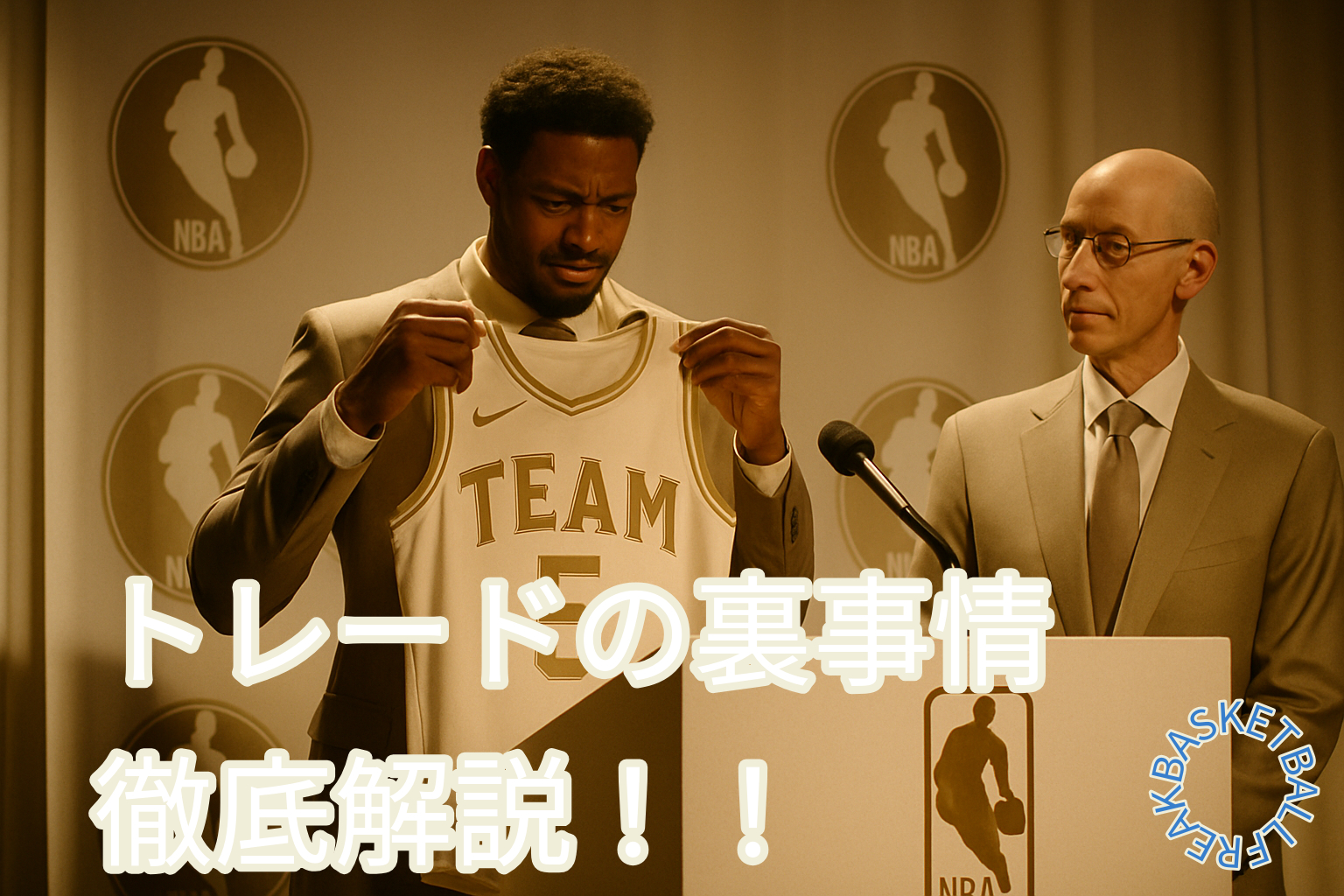 NBAトレードの裏側：GMの駆け引きと選手の葛藤、実話で読み解く移籍ドラマの真実 | Basketball Freak